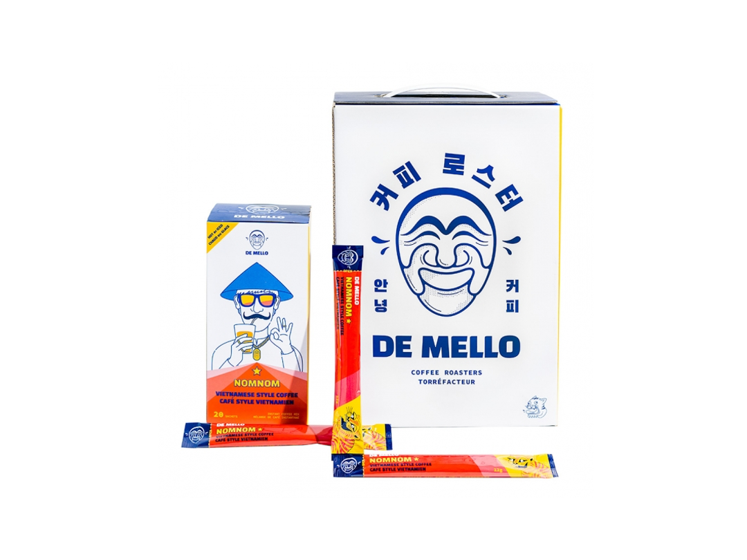 De Mello Nom Nom Instant Coffee | Redchurch Cafe + Gallery